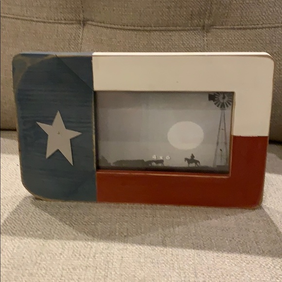 Accents | Texas Flag Wood 4x6 Photo Frame | Poshmark